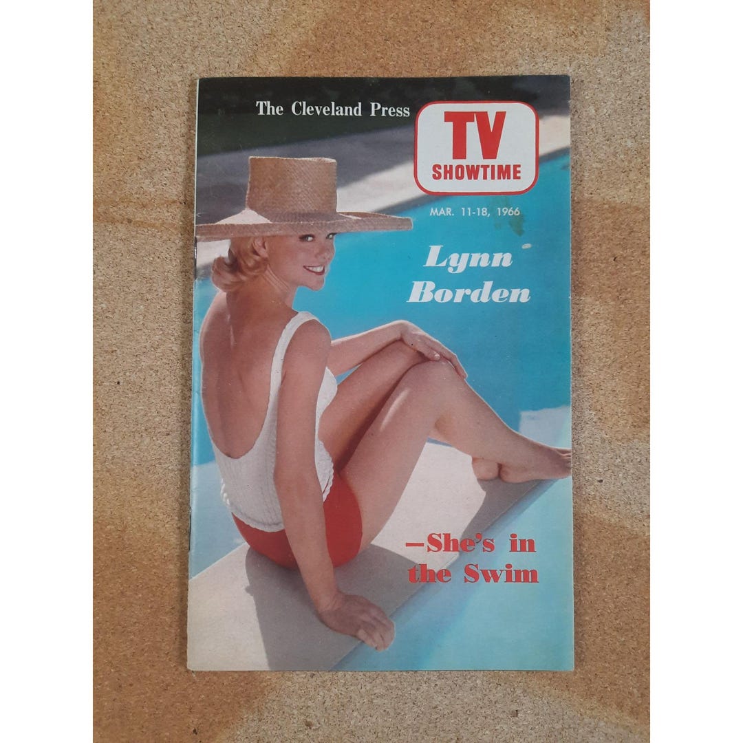 Vintage Cleveland Press TV Showtime TV Guide Lynn Borden She's in the Swim Hazel Promo MAR 11-18 ...