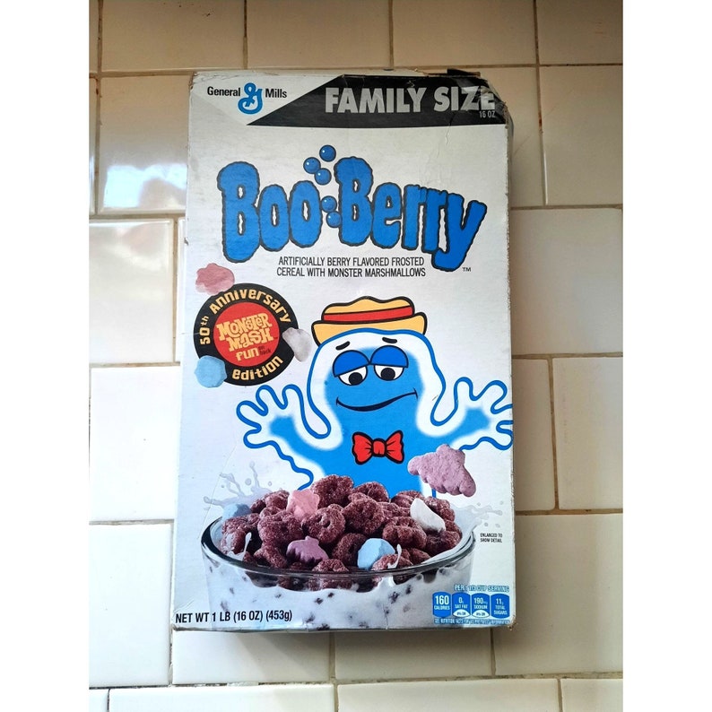Boo Berry Cereal 50th Anniversary Edition Monster Mash 16oz Family Size ...