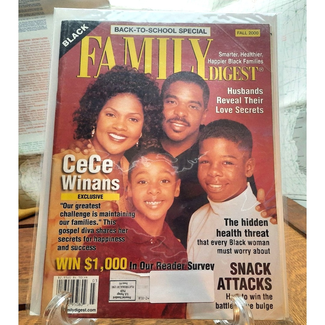 Black Family Digest Cece Winans Fall 2000 Vol 4 No 3 VG Original ...