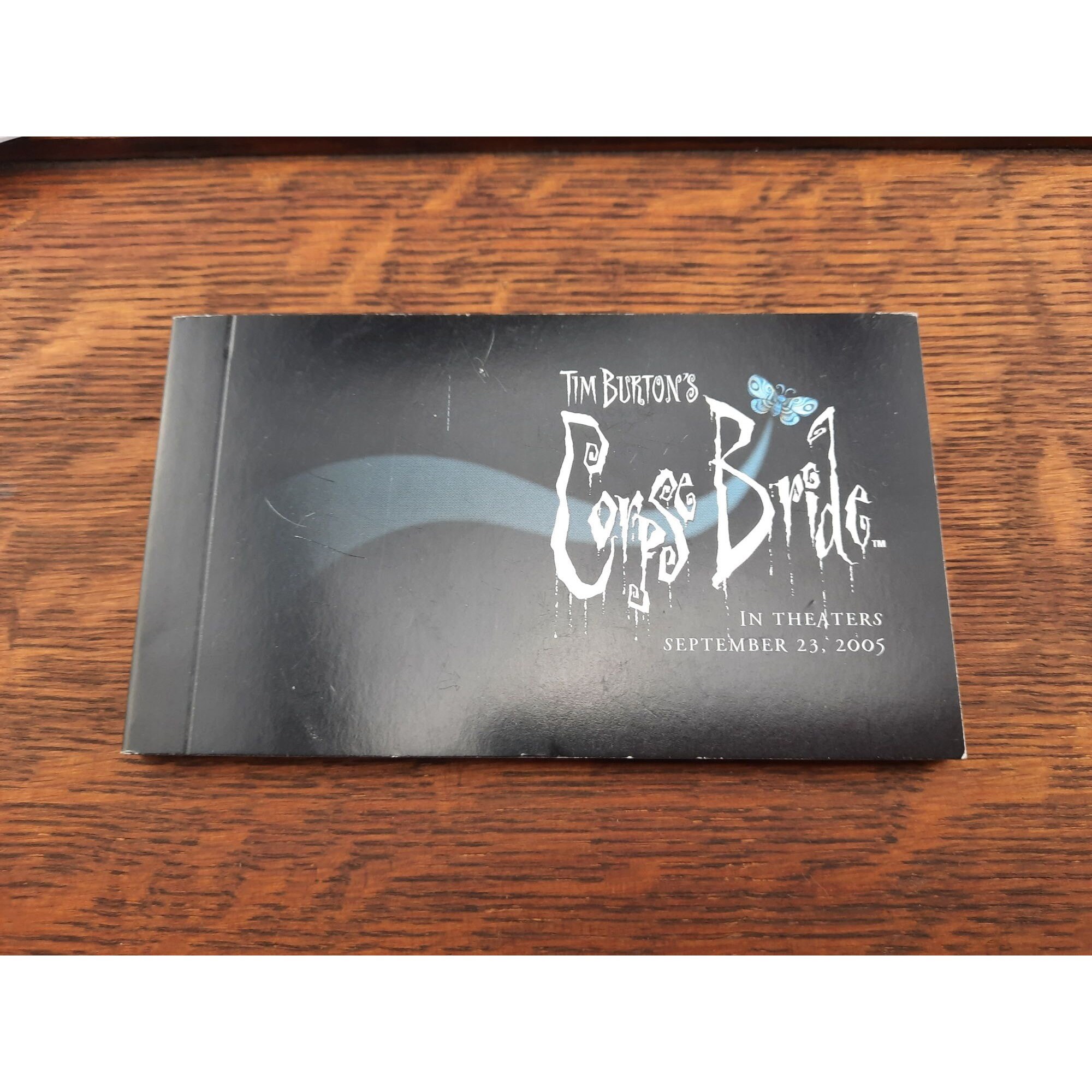 Tim Burton's Corpse Bride Animated Flip Book Movie Promo 2005 - Etsy