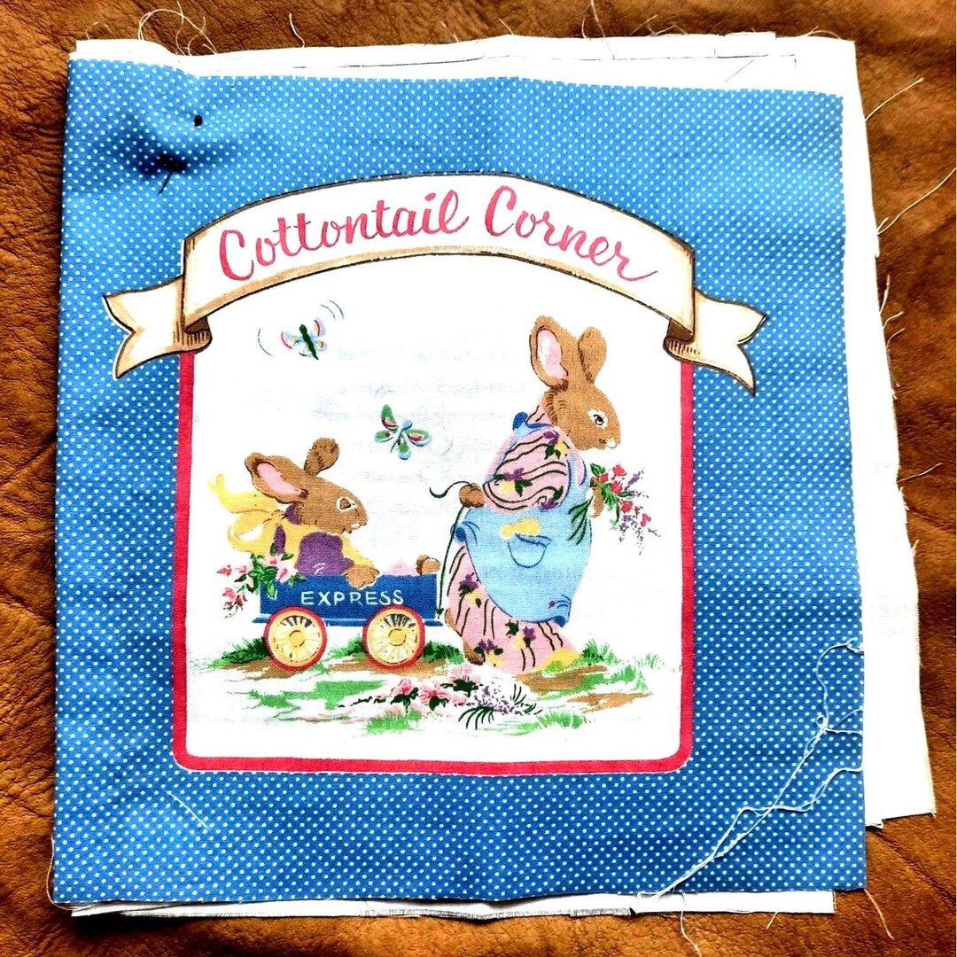 Vintage Soft Book Cottontail Corner Pre-cut Project Sewing Kit Notion ...
