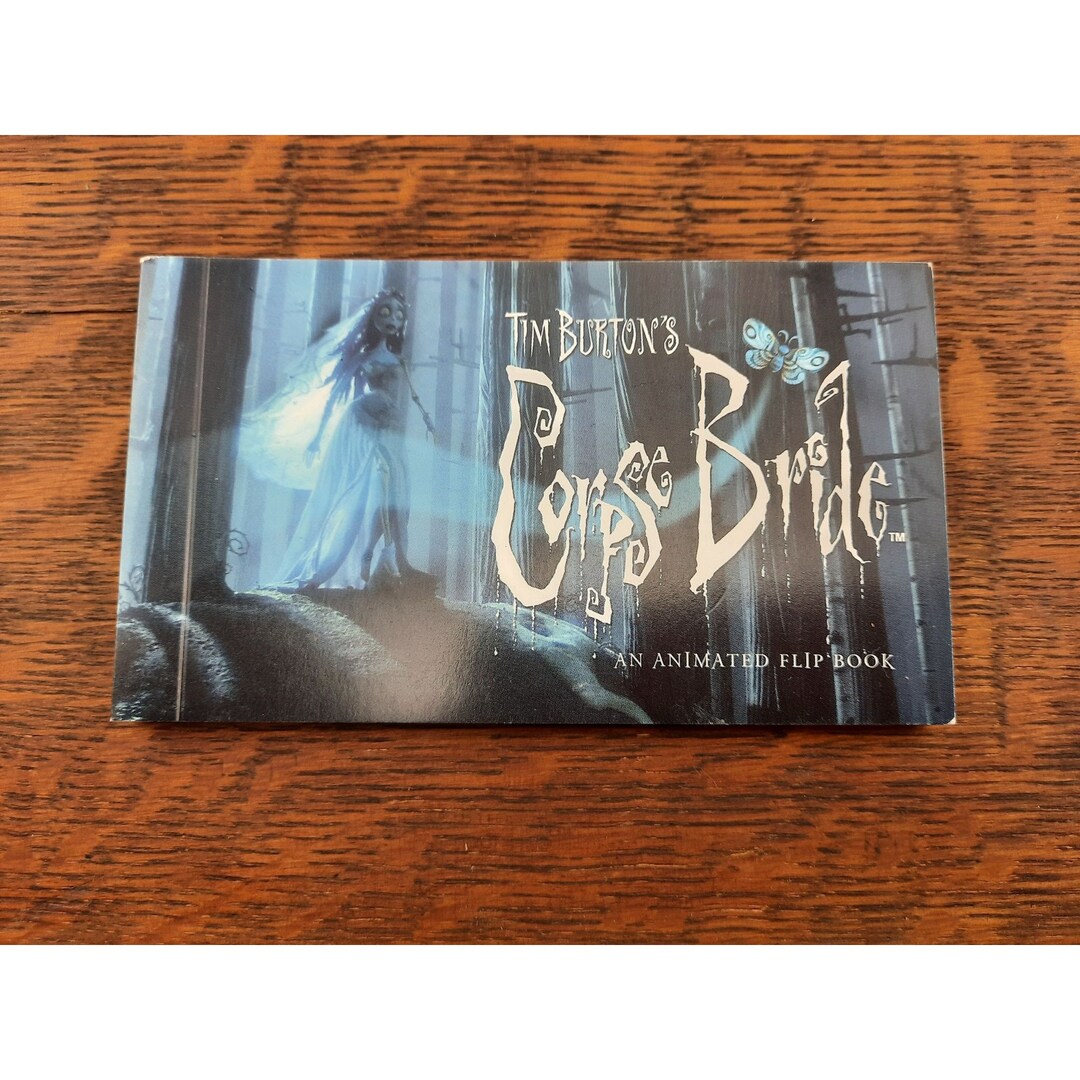 Tim Burton's Corpse Bride Animated Flip Book Movie Promo 2005 - Etsy