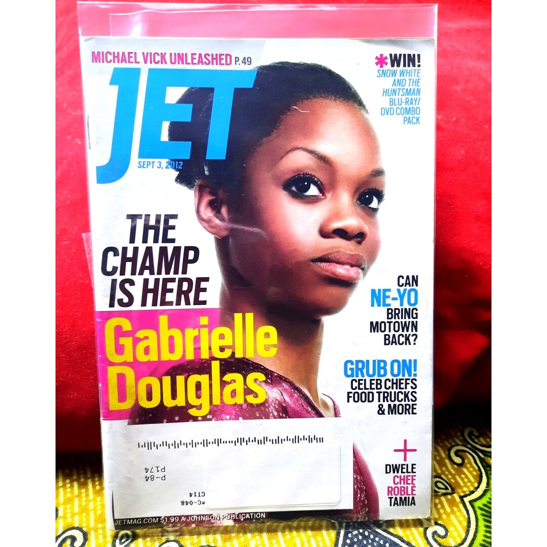 Vintage Jet Magazine Gabrielle Douglas Sept 3 2012 - Etsy