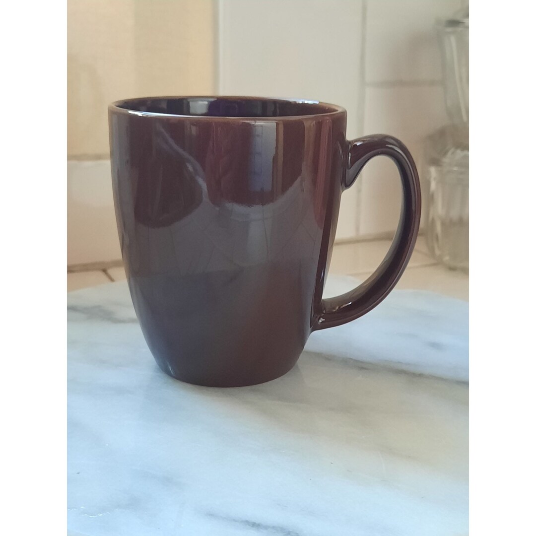 Vintage Corelle Rola Mug Rich Brown Stoneware Coffee Mug by Corning ...