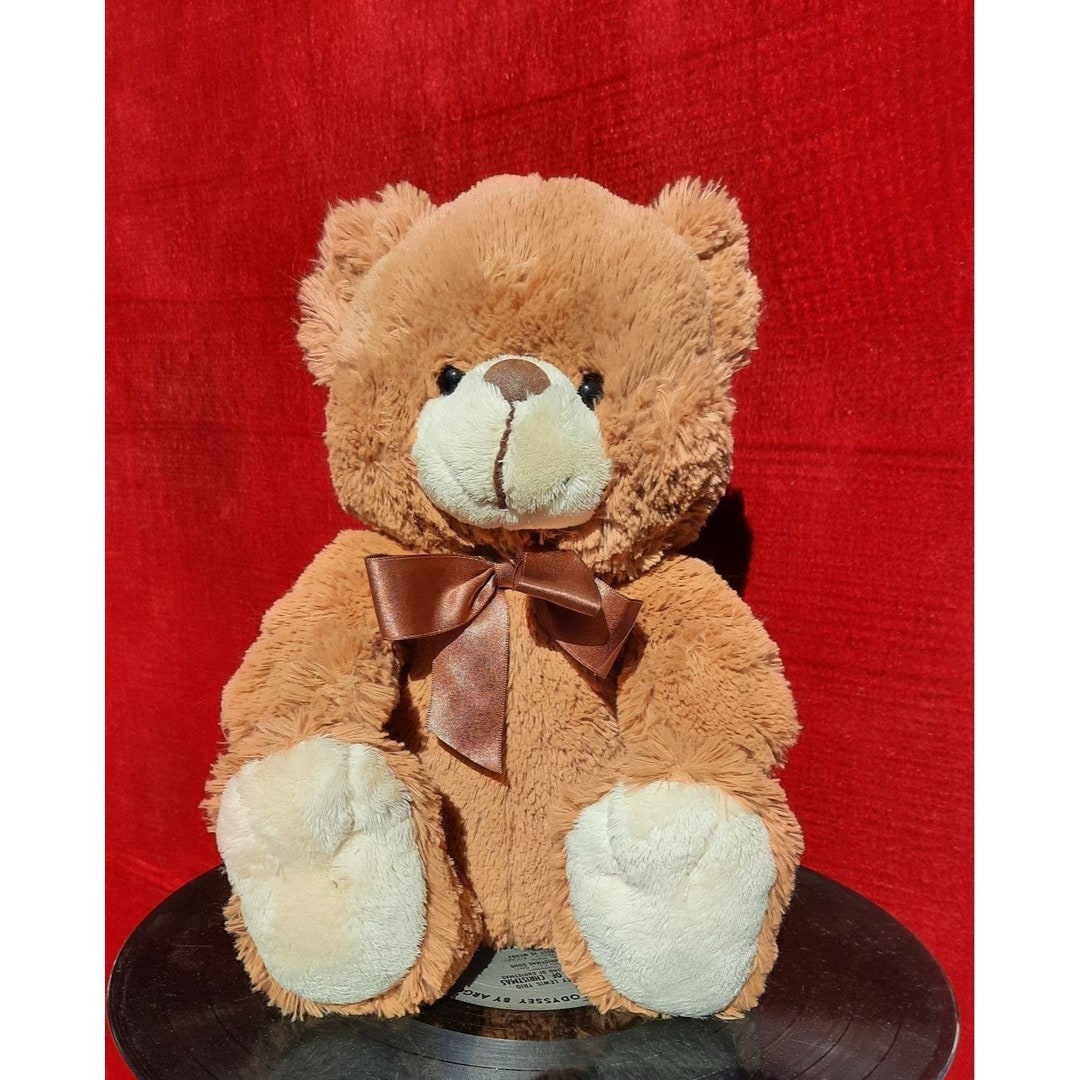 Vintage Plush Teddy Bear Apple Soft Toy 1001toys Stuffed Animal 10 ...