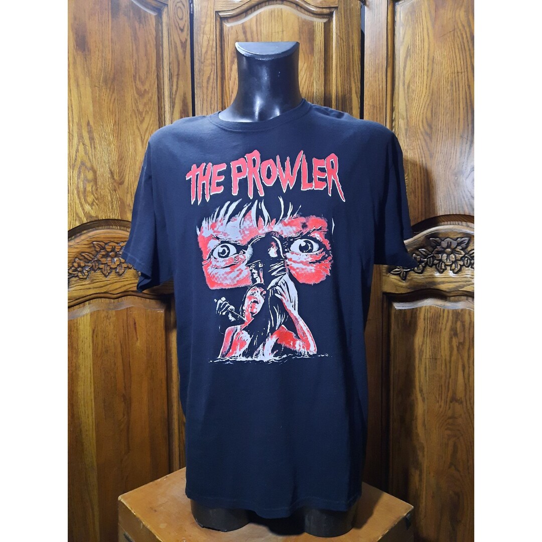 Vintage Mens XL Tshirt the Prowler Movie Tshirt Deadstock Faded Black ...