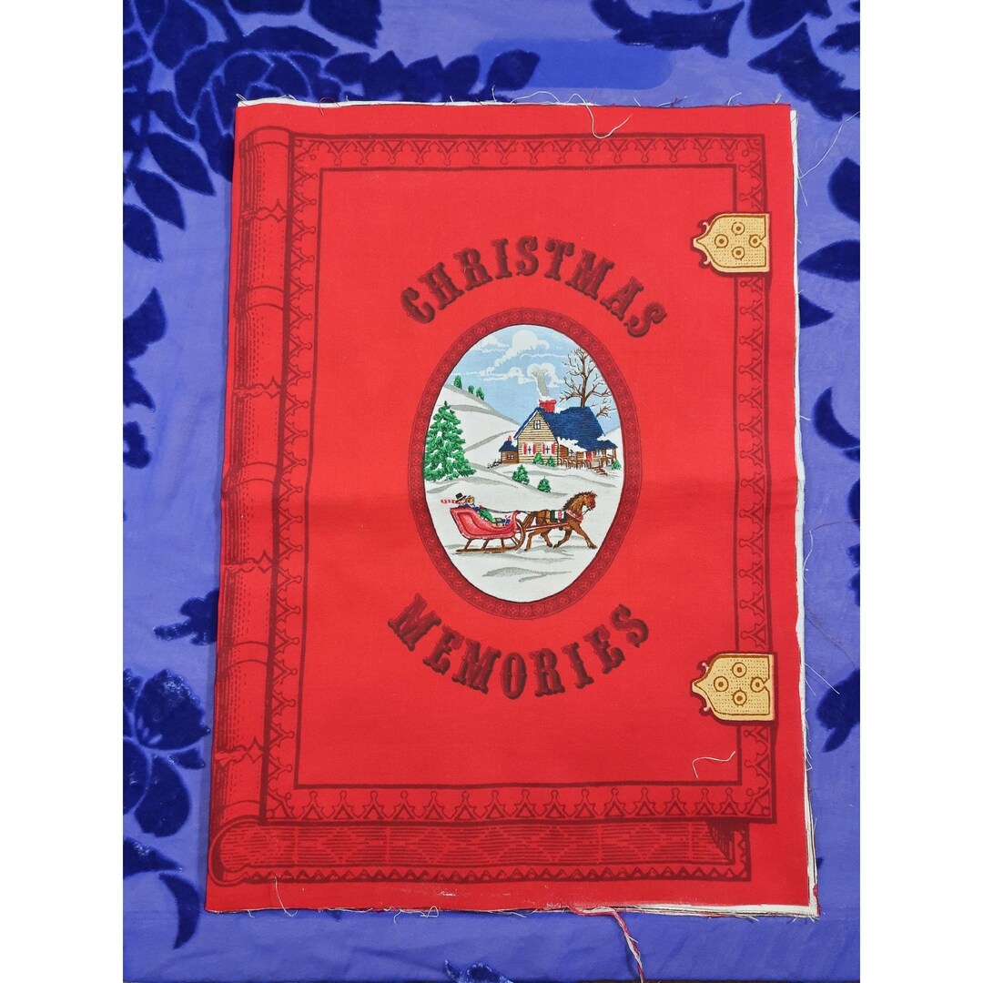 Vintage Soft Book Cranston Print Works Christmas Memories Project ...