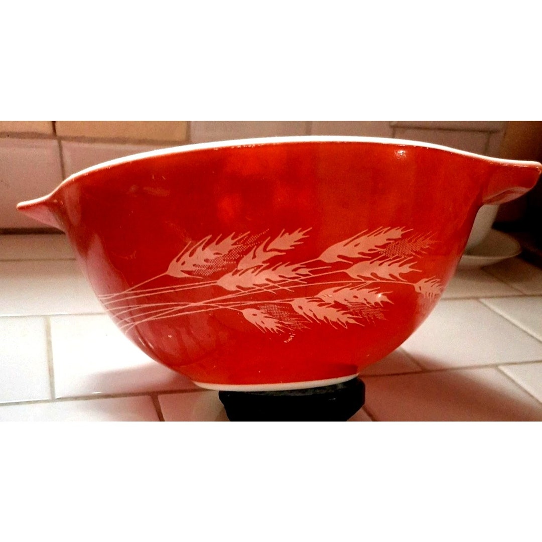 Vintage Pyrex 1970s No. 442 Autumn Harvest Cinderella Nesting 1.5L ...