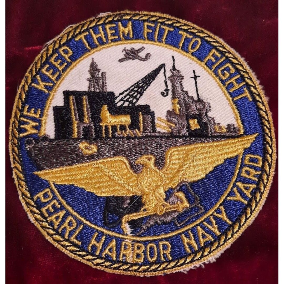 WWII 1941 Pearl Harbor Original We Keep Them Fit to Fight Pearl Harbor ...