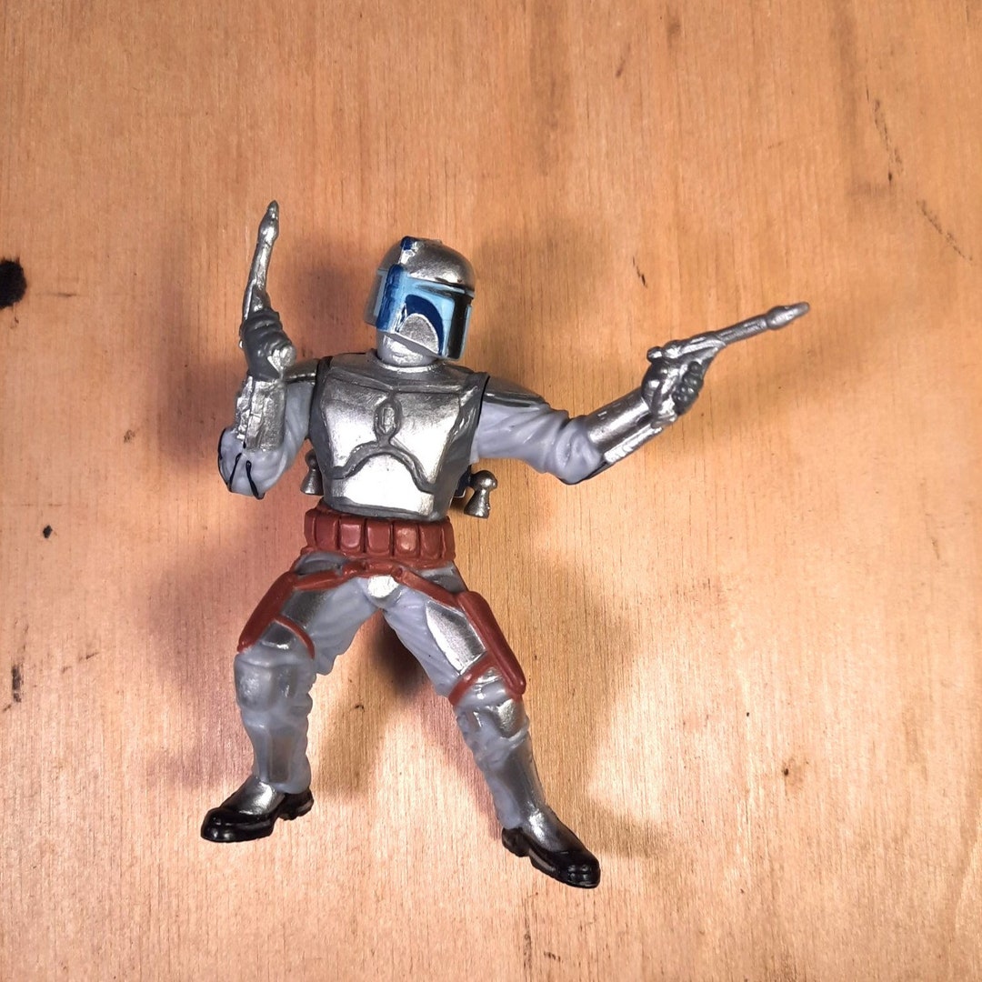 Disney Jango Fett Figurine Mandalorian Star Wars 2010 LFL - Etsy