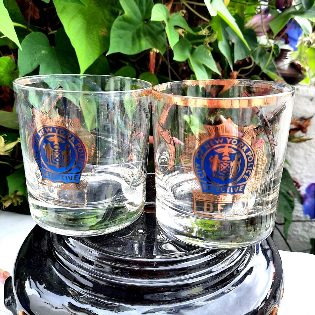 Vintage Barware NYPD Detective Shield Harper's Ferry 1776 - Etsy