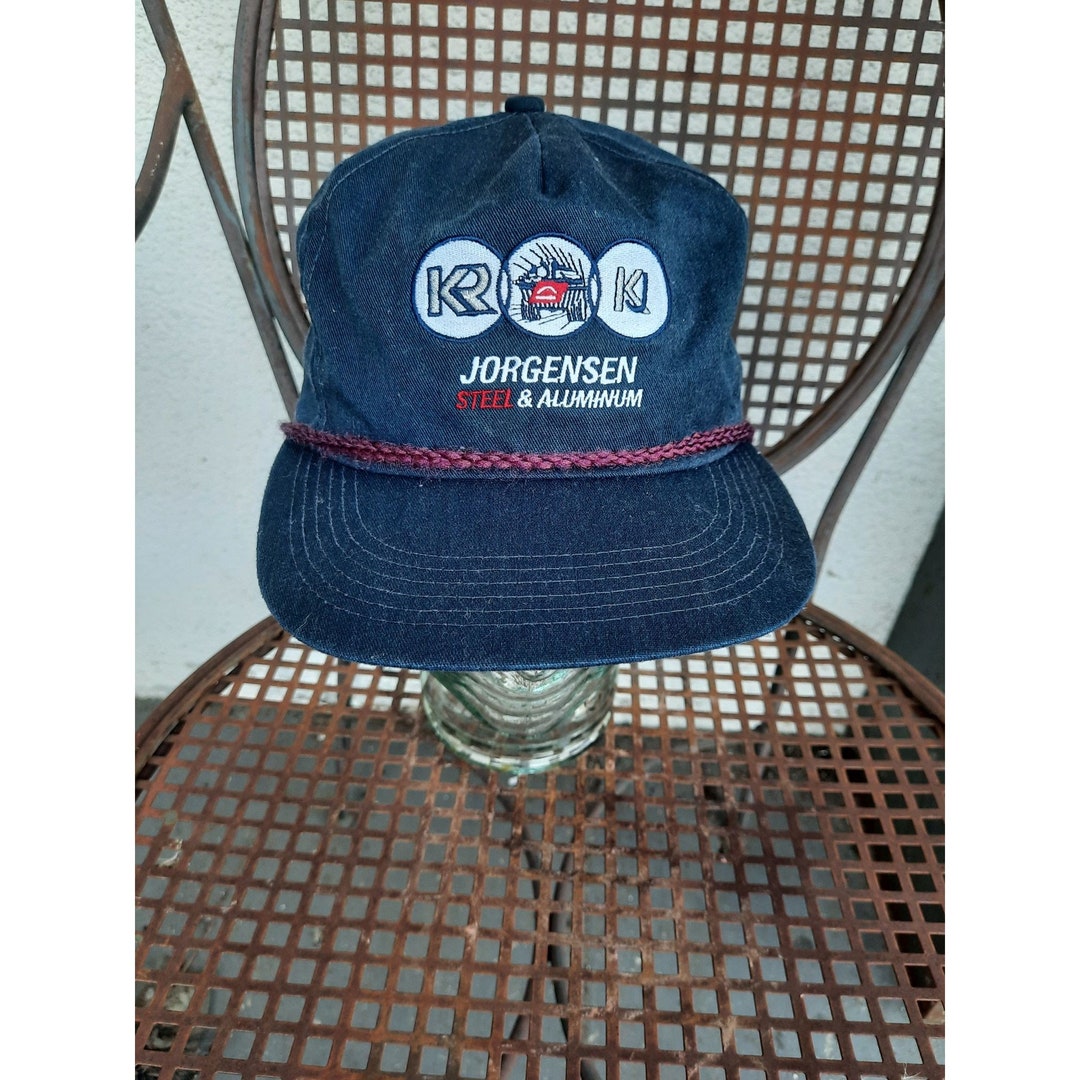 Vintage Trucker Hat Jorgensen Steel and Aluminum EMJ Metals Los Angeles ...