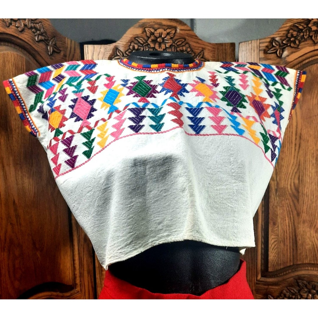 Vintage Huipil Maya Guatemala Santa Apolonia Traditional Children's ...