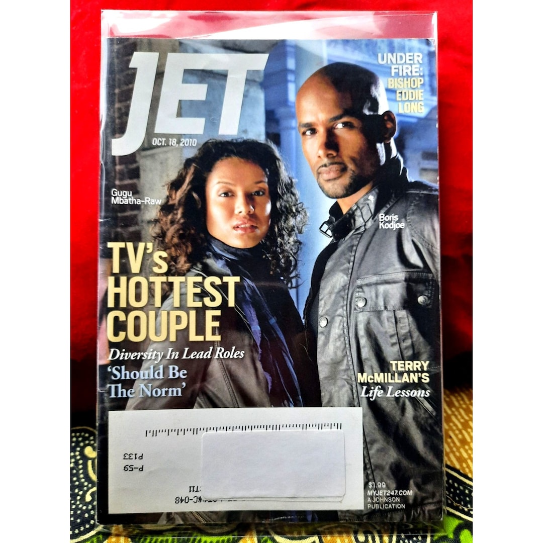 Vintage Jet Magazine Boris Kudjoe Gugu Mbatha-raw Oct 18 2010 - Etsy
