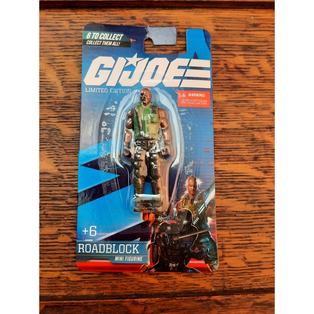 GI Joe Roadblock Limited Edition Mini Figurine Prexio - Etsy