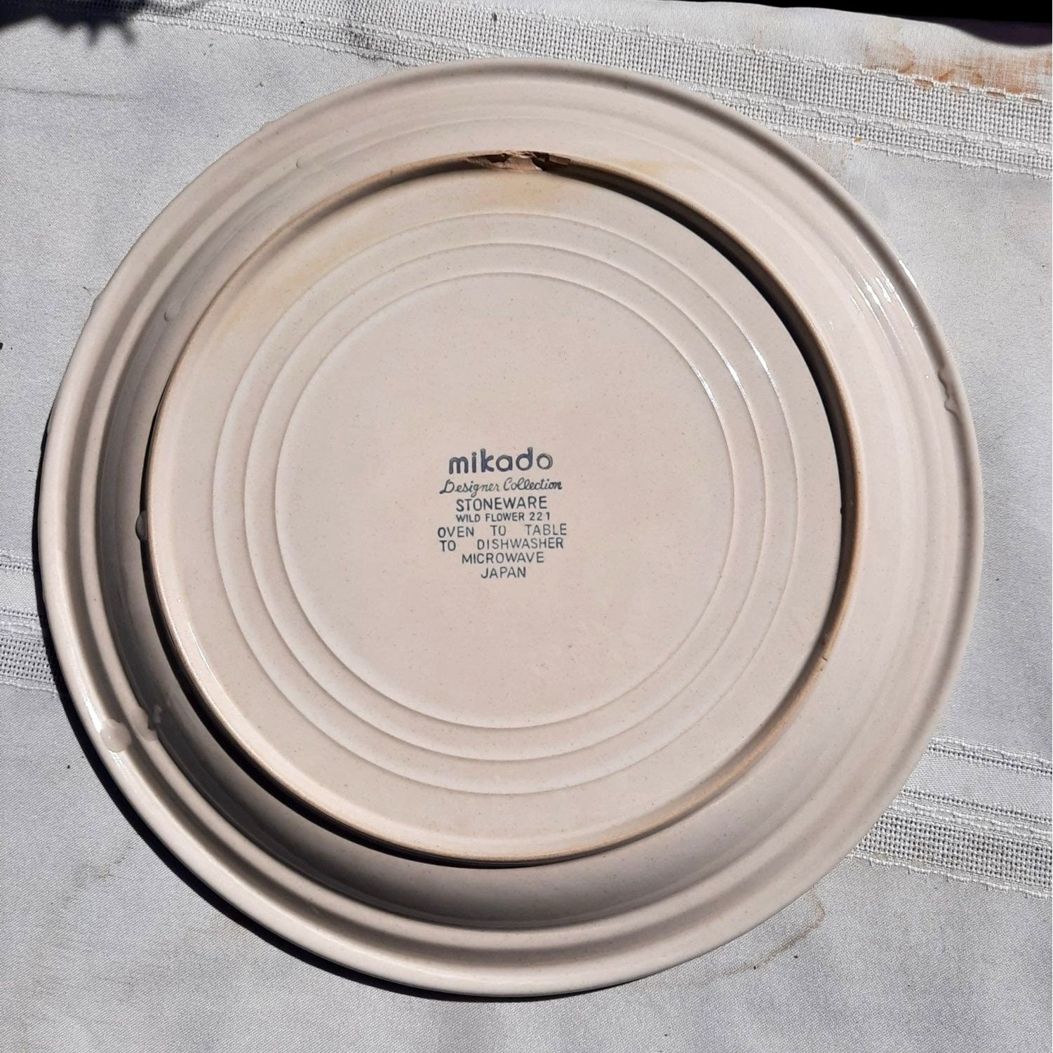 Vintage Mikado Designer Collection Stoneware Wild Flower 221 Dinner ...