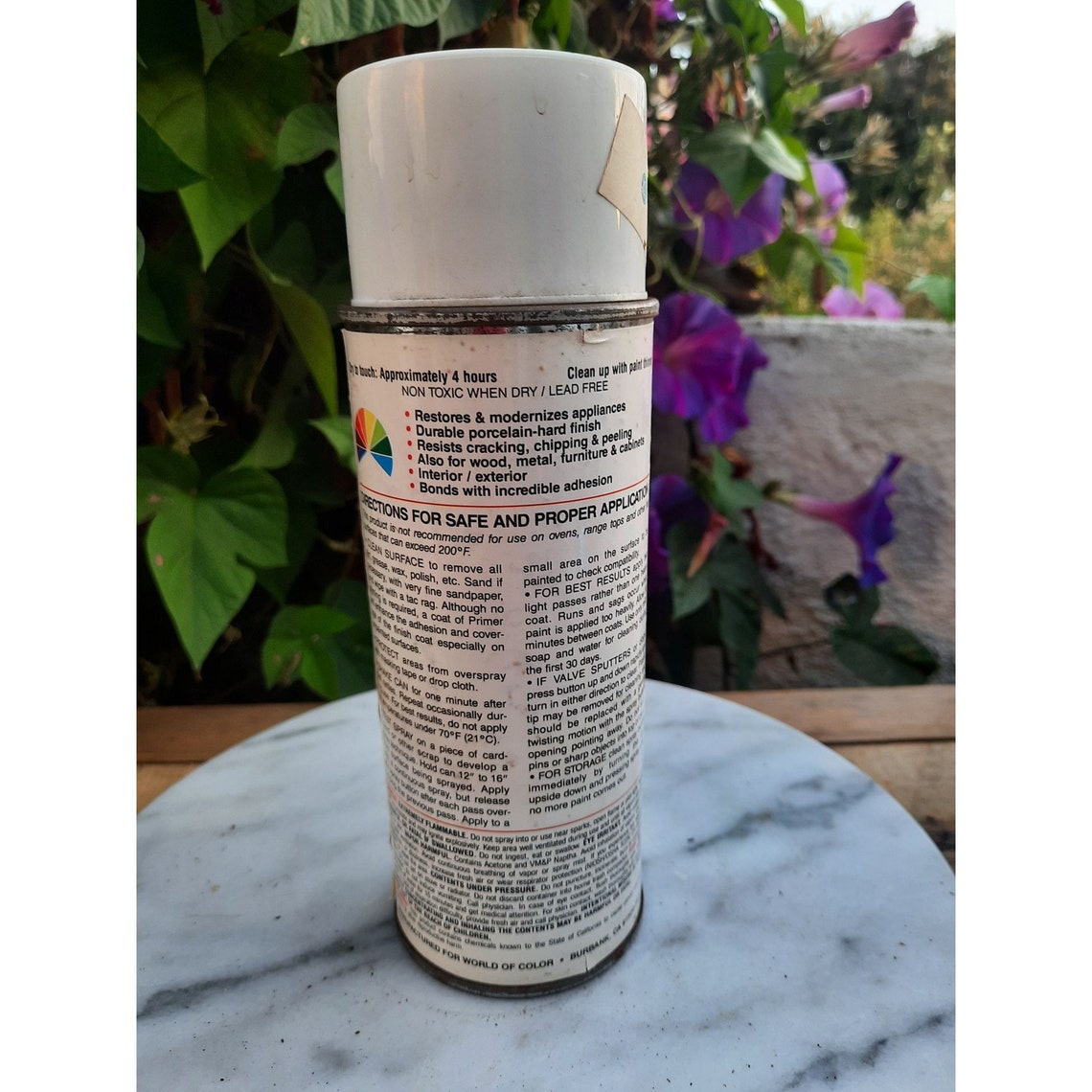 Vintage Glidden World of Color 100% Epoxy Appliance Finish Spray Paint ...