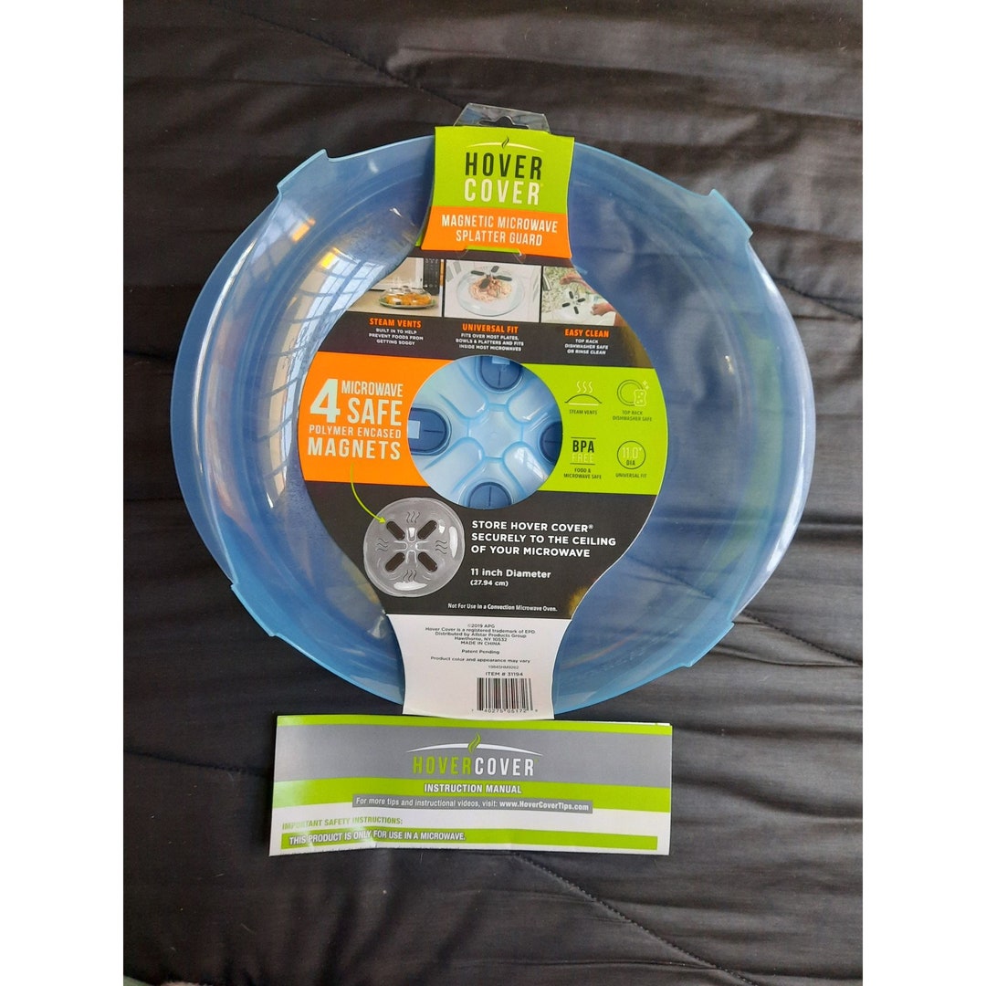 Set of 2 New 2019 Hover Cover Magnetic Microwave Splatter Guards - Etsy