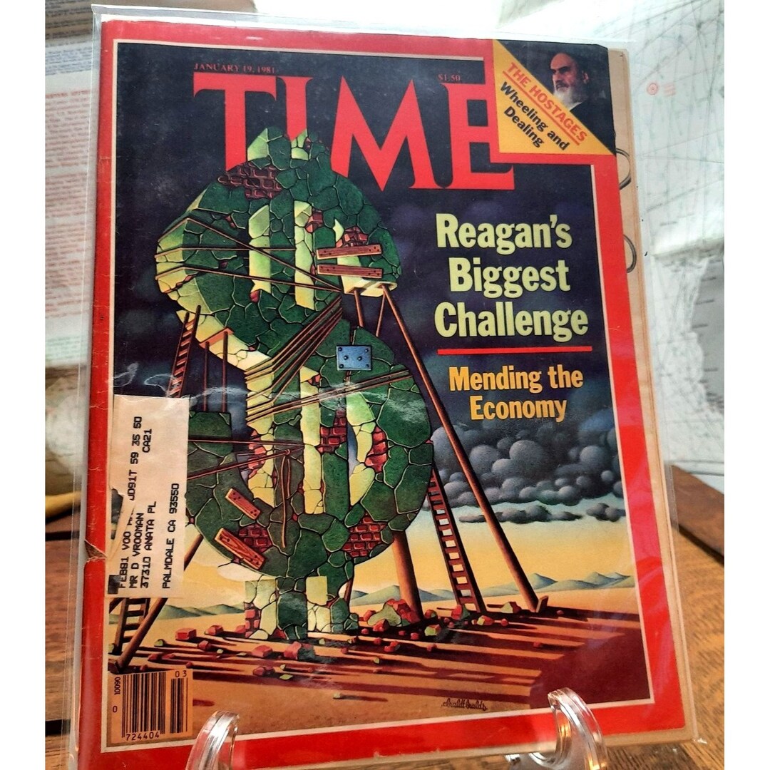 Time Magazine January, 19, 1981 Vol 117 No 3 VG Original Publication - Etsy