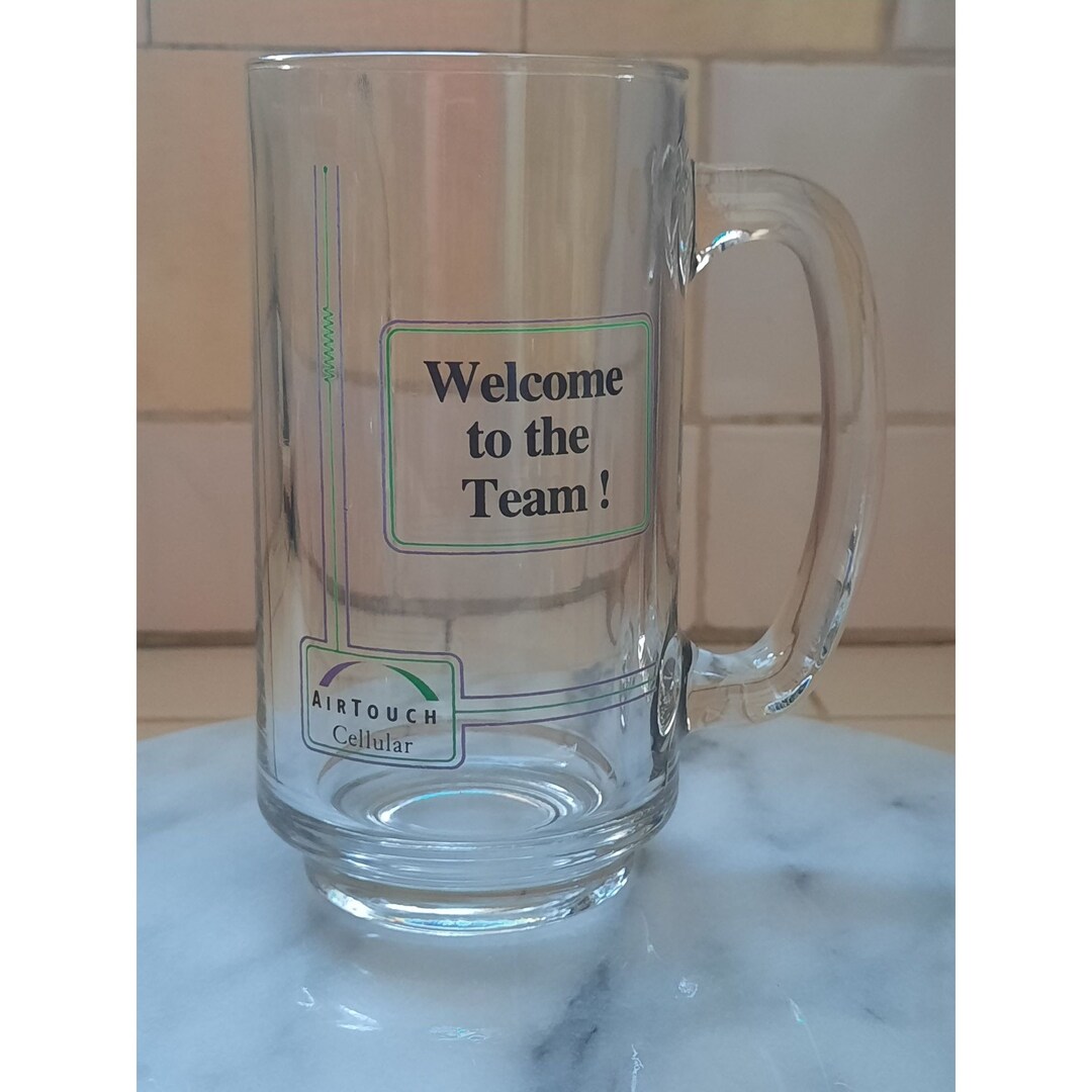 Vintage Mug Airtouch Cellular New Employee Welcome to the Team Beer Mug ...