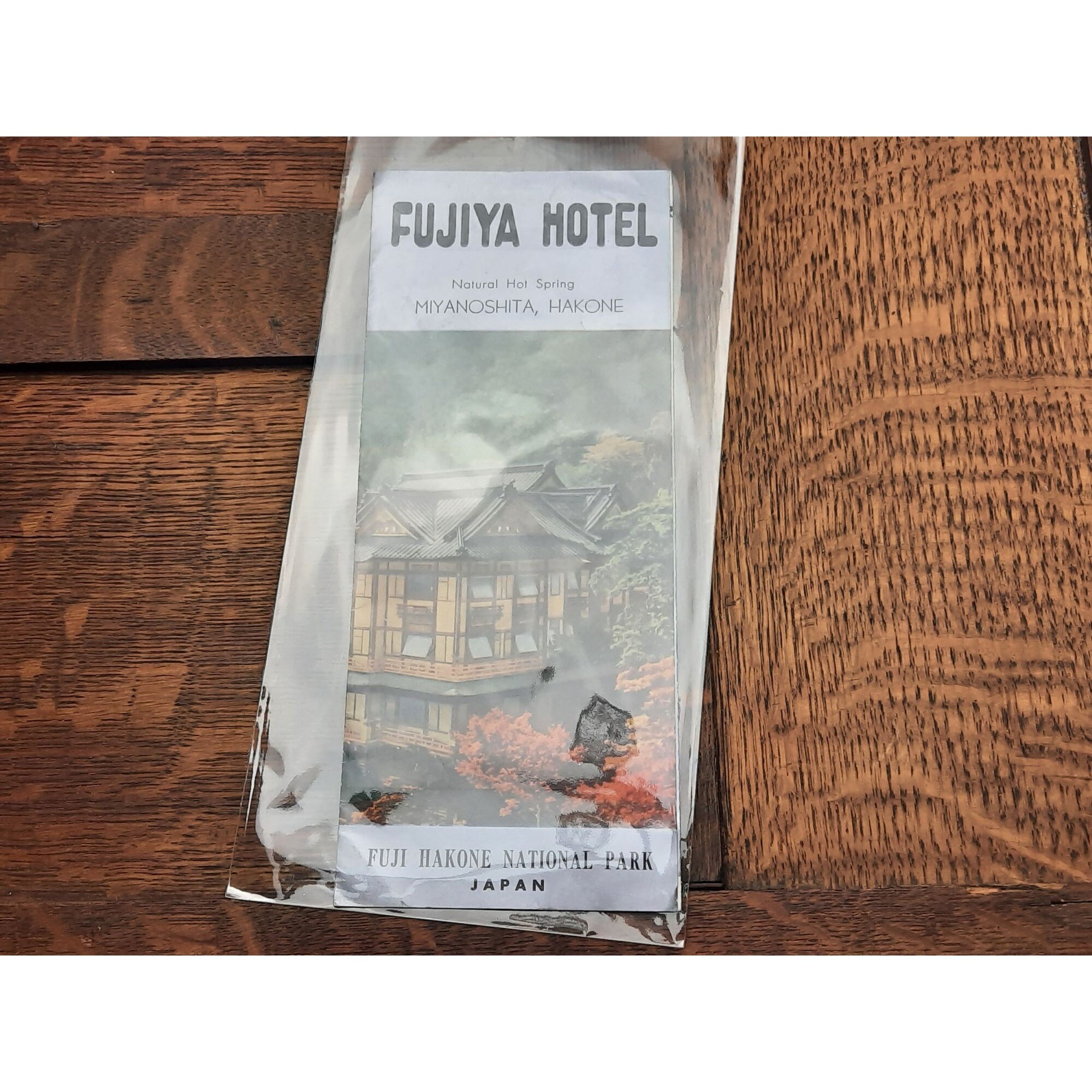 Vintage Fujiya Hotel Brochure Japanese National Park With Tariff Rice ...