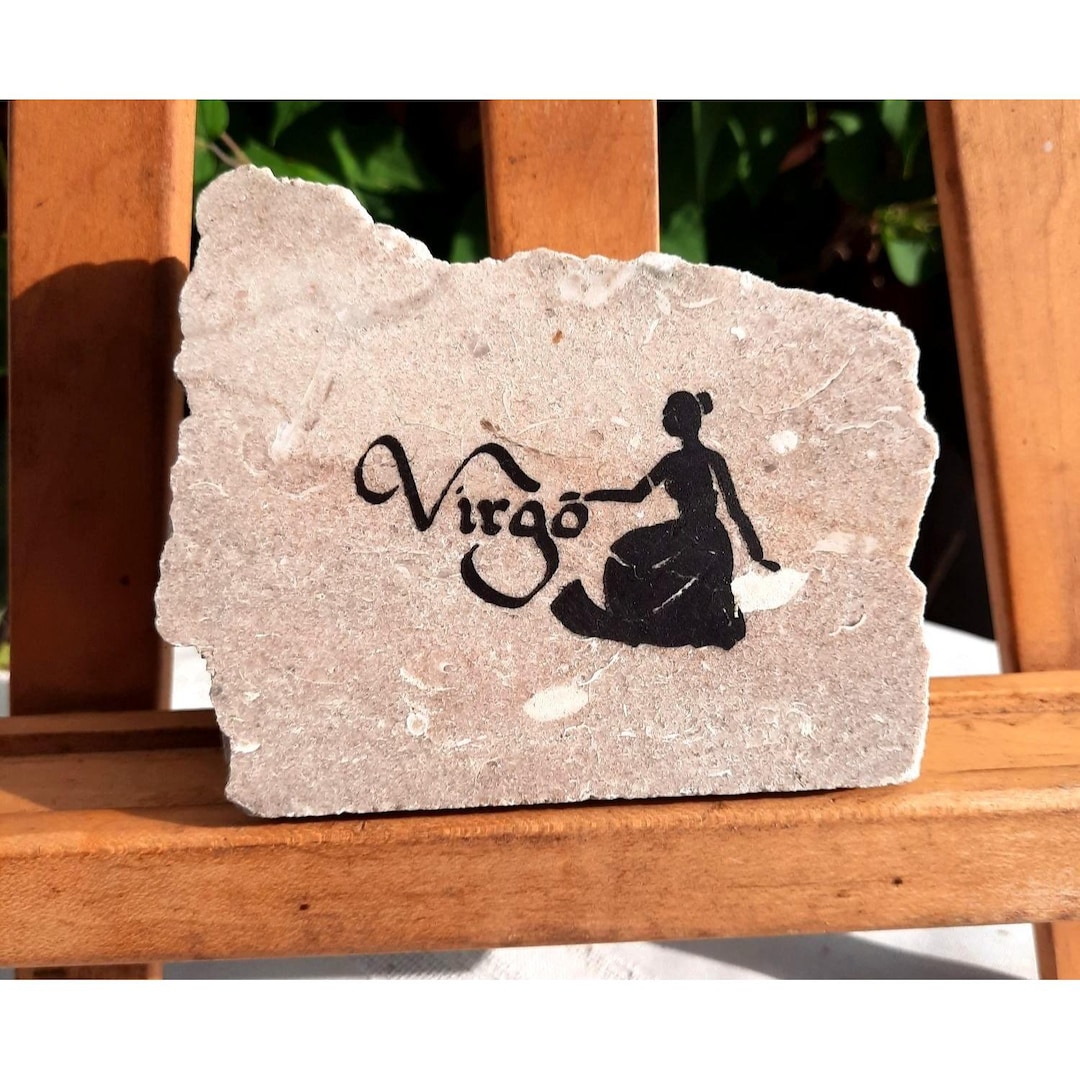 Vintage Virgo Greek Goddess Horoscope Engraved Polished Marble 1970s - Etsy