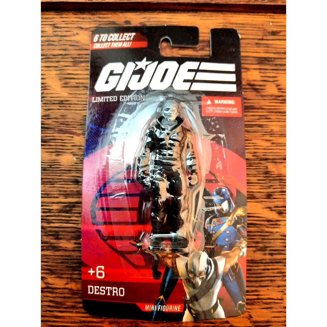 GI Joe Destro Limited Edition Mini Figurine Prexio - Etsy