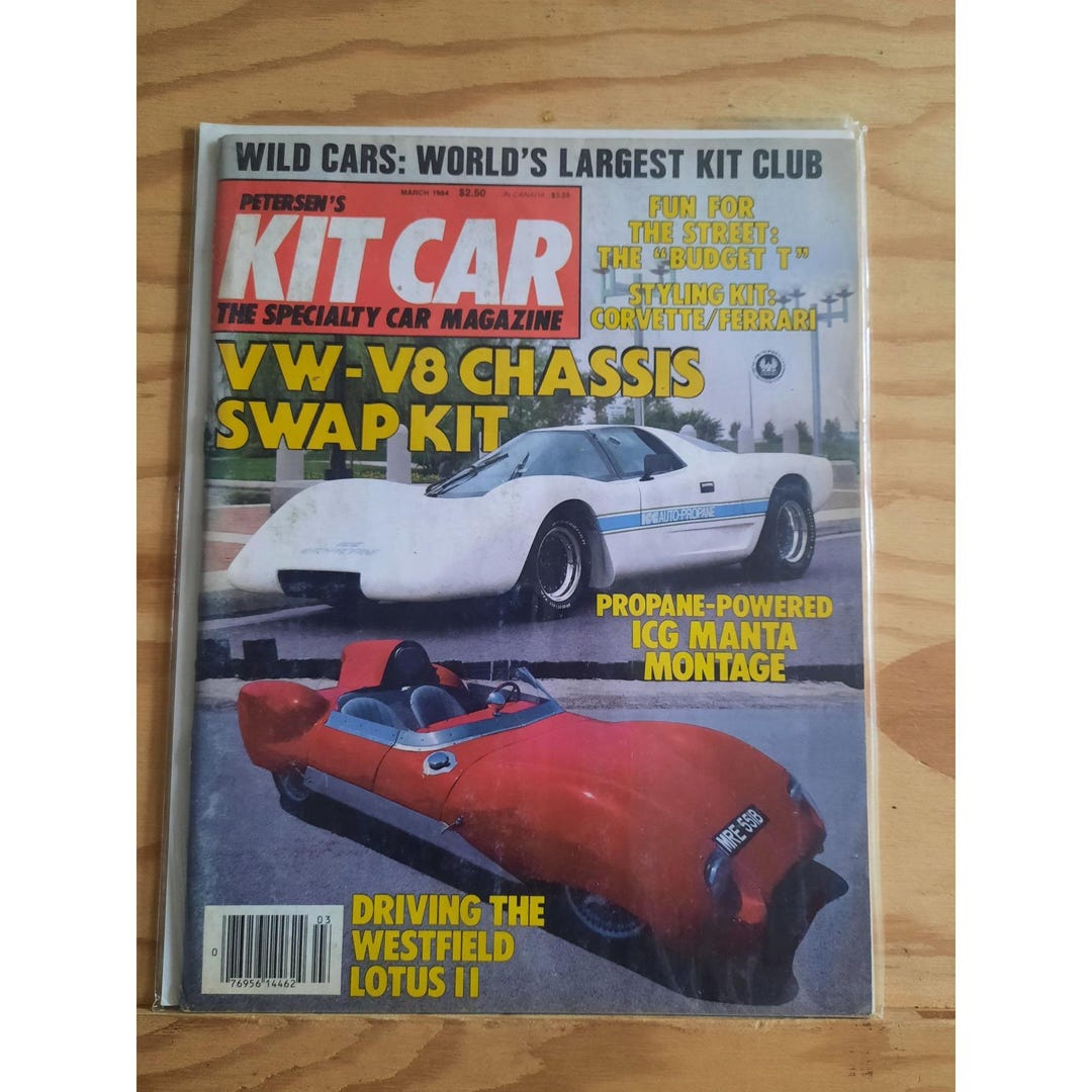 Vintage Car Magazine Petersen's Kit Car Specialty Car Magazine March ...