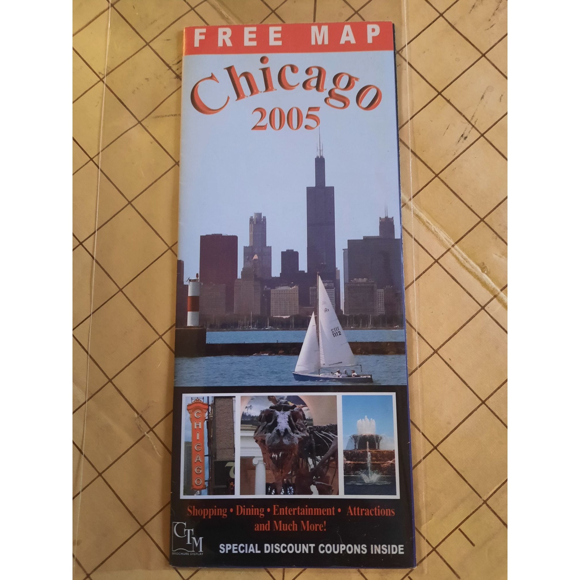 Vintage Chicago Tourist Free Map and Guide 2005 - Etsy