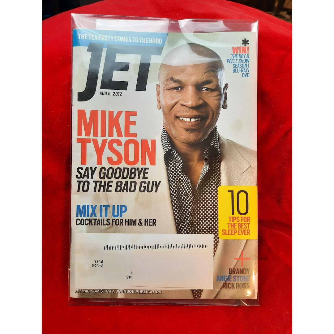 Vintage Jet Magazine Mike Tyson Aug 6 2012 - Etsy