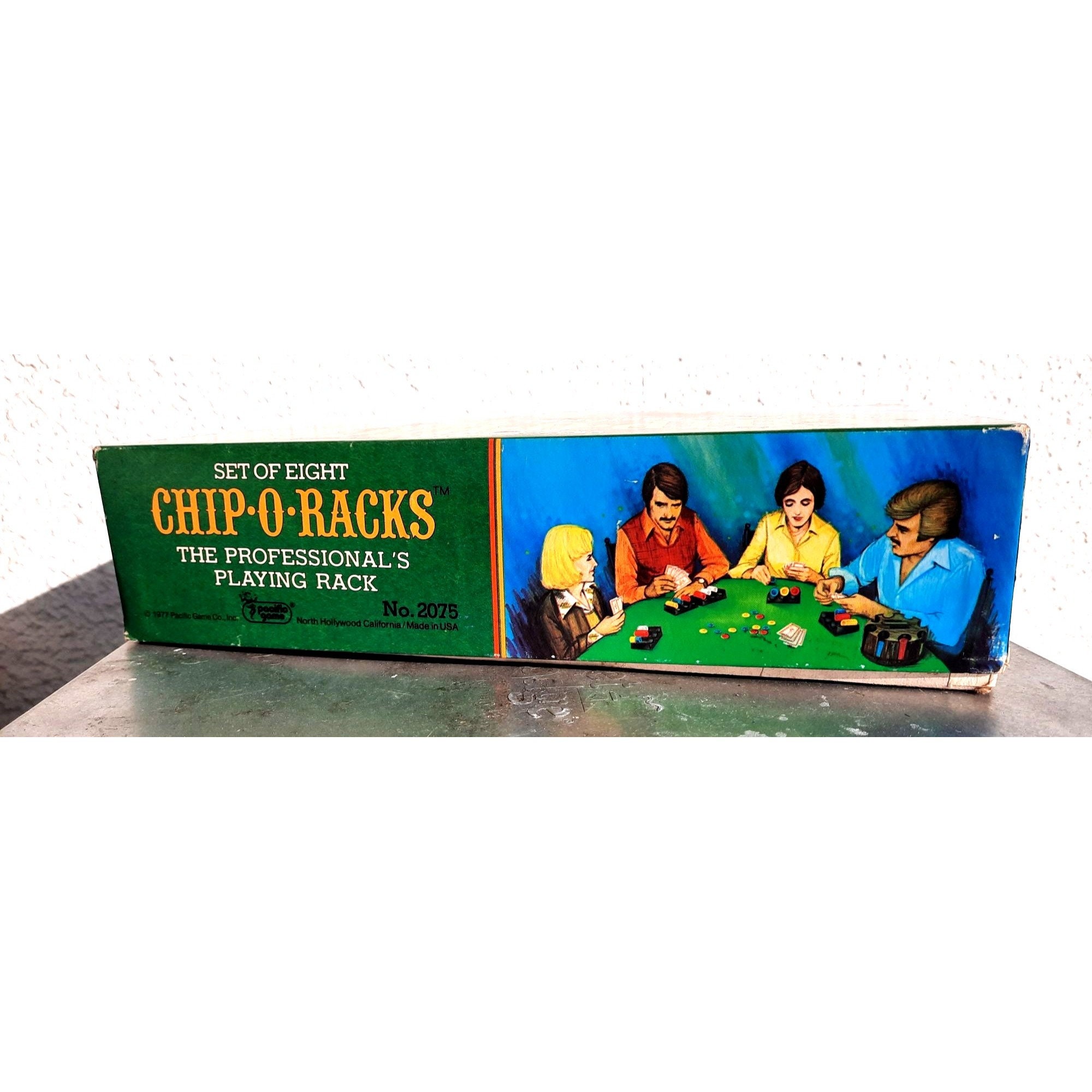 Vintage Pacific Game Co Chip O Racks Set of 8 Playing Chip Racks Pro ...