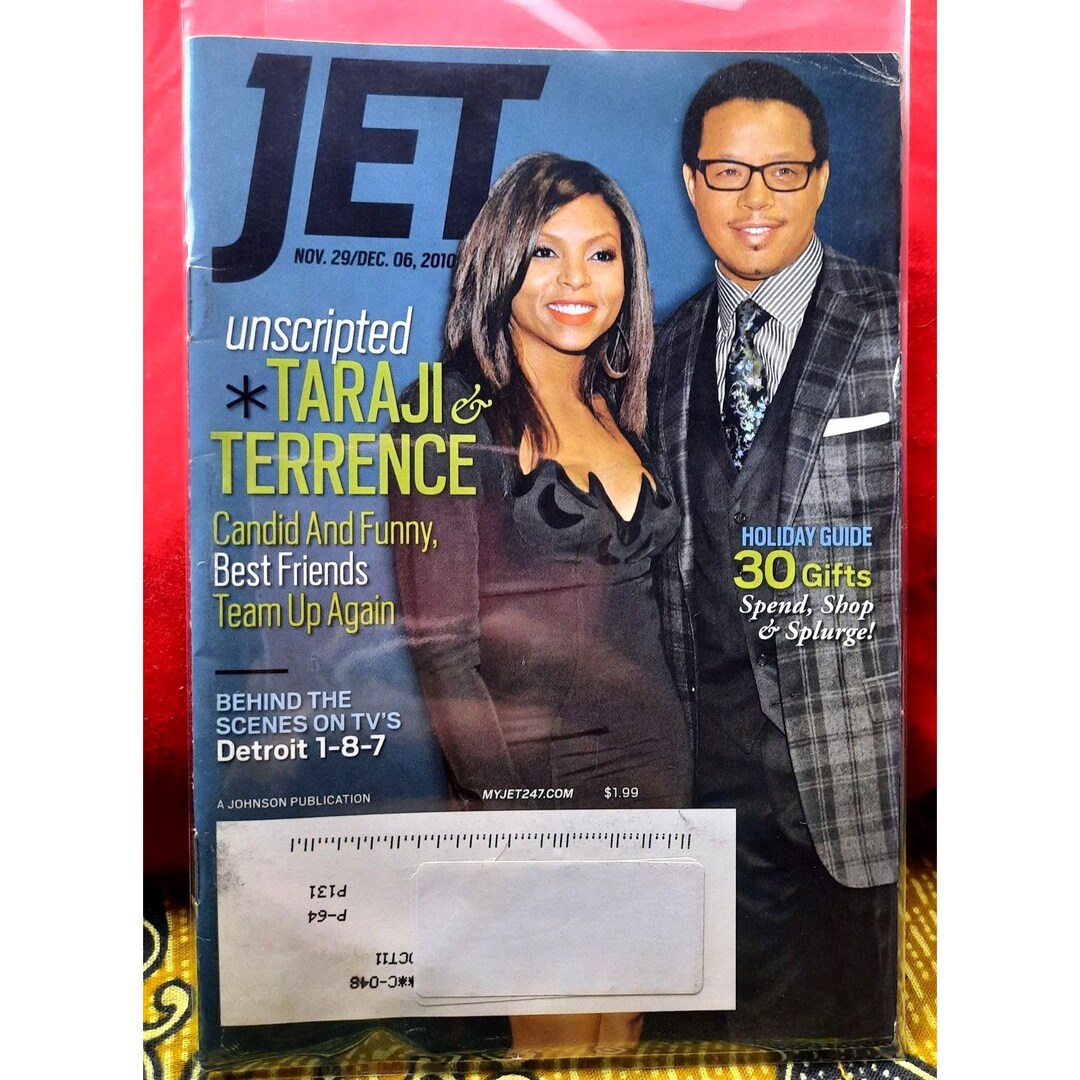Vintage Jet Magazine Taraji P Henson Terrence Howard Nov 29 Dec 6 2010 ...