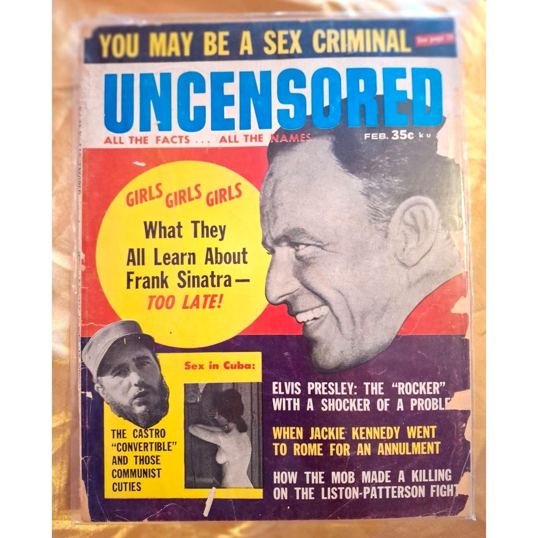 Vintage Uncensored Magazine Original Publication Vol 12 No 5 Feb 1963 ...