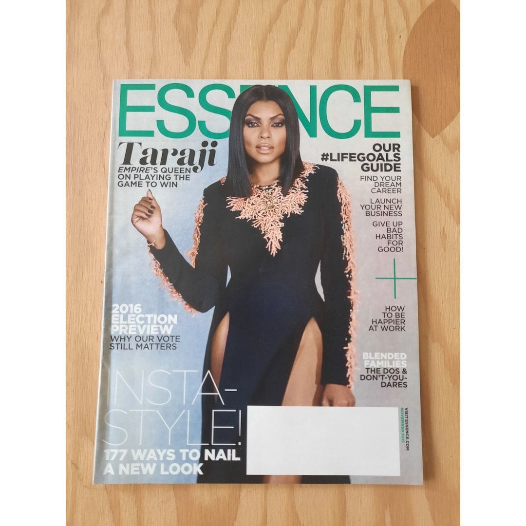 Essence Magazine Taraji P Henson Nov 2015 NM Original Publication - Etsy
