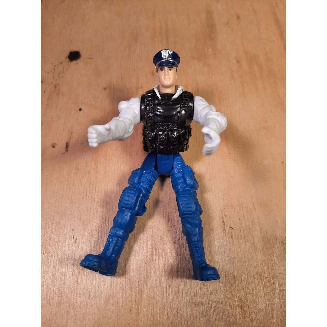 Chap Mei Excite Police Officer 4 Military Poseable Action Figure Kung ...