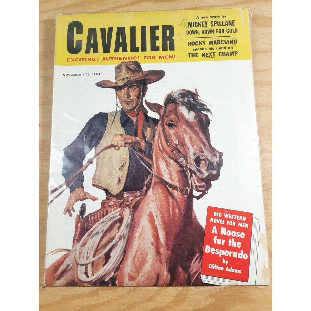 Vintage Cavalier Magazine Rocky Marciano Mickey Spillane Original ...