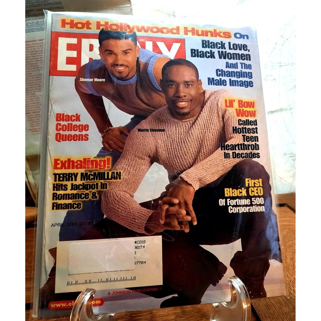 Ebony Magazine Morris Chestnut Shemar Moore APR 2001 Vol LVI No 6 ...