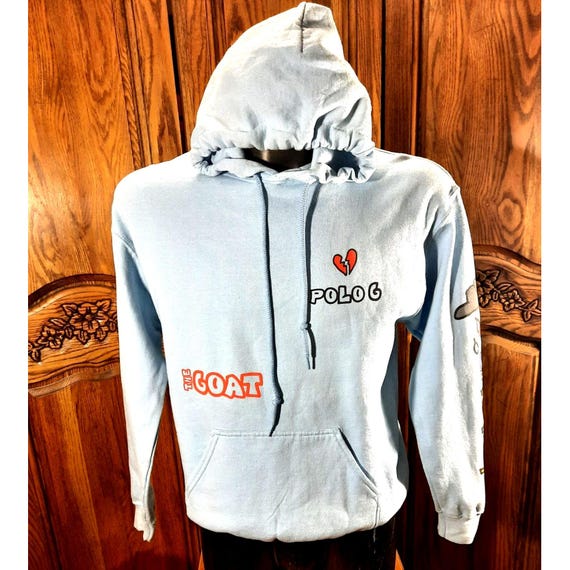 New Polo G Merch Polo G The Goat Mens Medium Hoodie M… - Gem