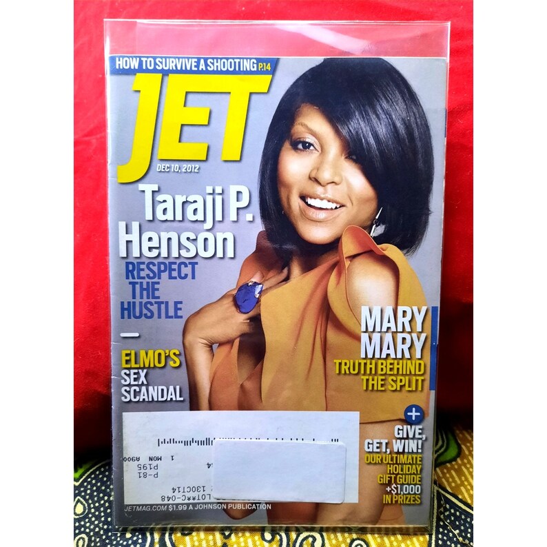 Vintage Jet Magazine Taraji P Henson Dec 10 2012 - Etsy