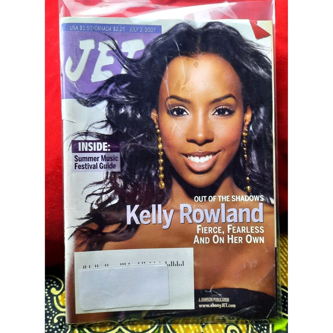 Vintage Jet Magazine Kelly Rowland July 2 2007 - Etsy