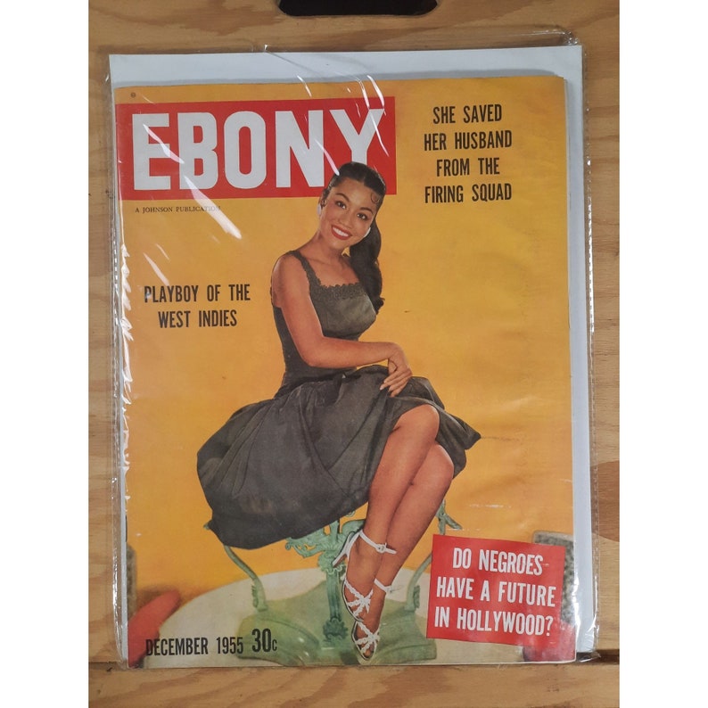 Vintage Ebony Magazine Do Negroes Have A Future in Hollywood Dec 1955 ...