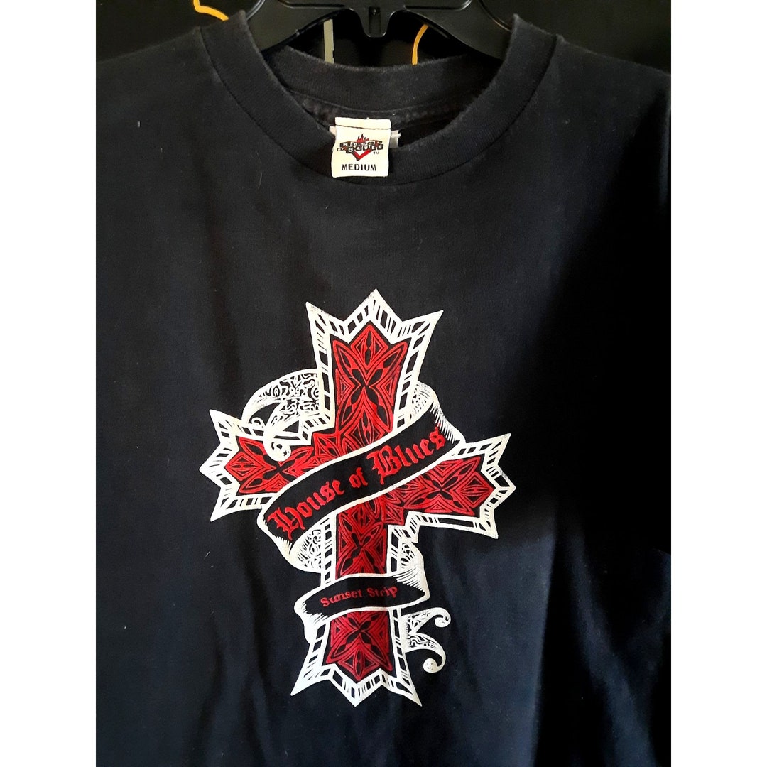 Vintage 1990s House of Blues Sunset Strip T-shirt - Etsy