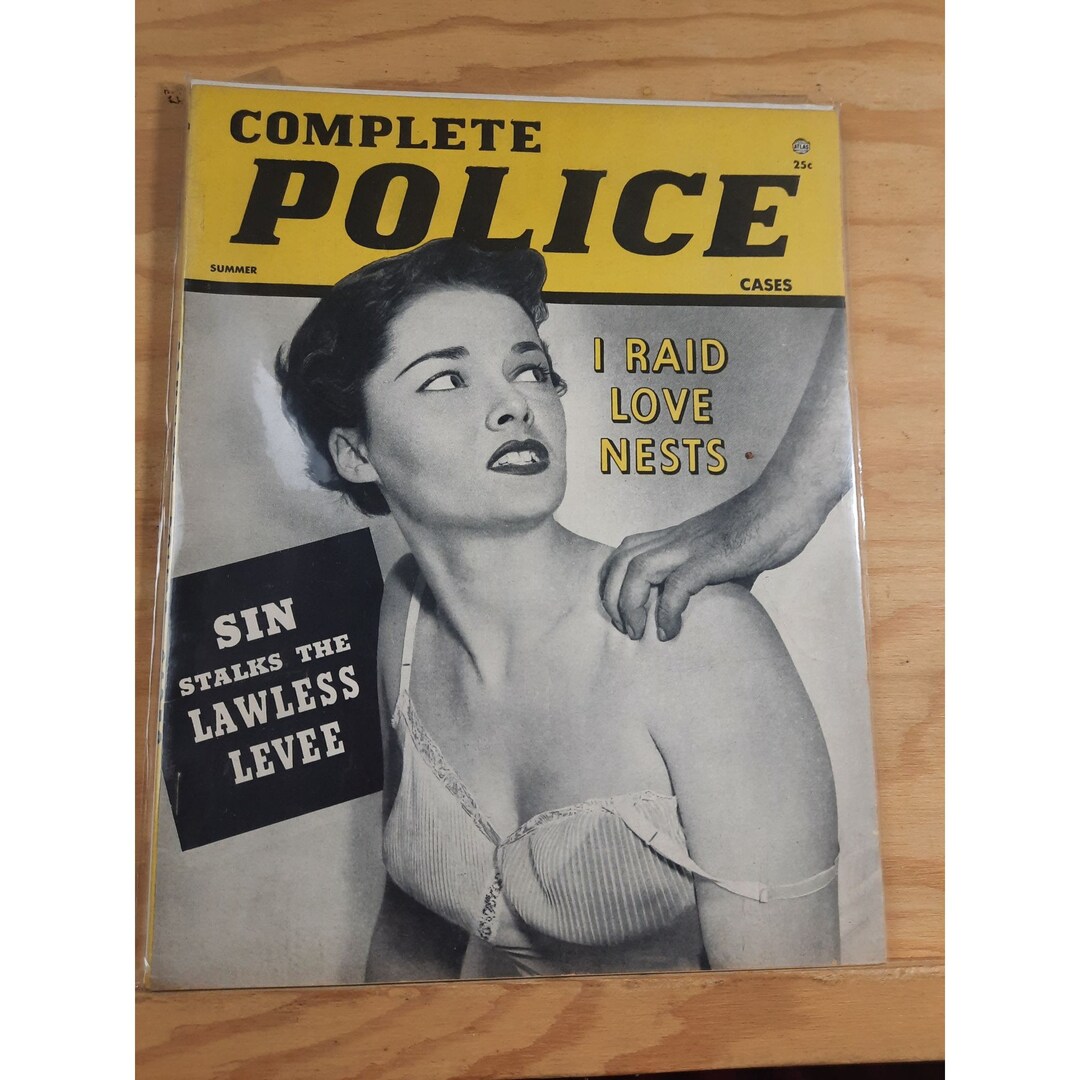 Vintage Complete Police Cases Magazine I Raid Love Nests Original Publication Vol 1 No 4 Summer ...