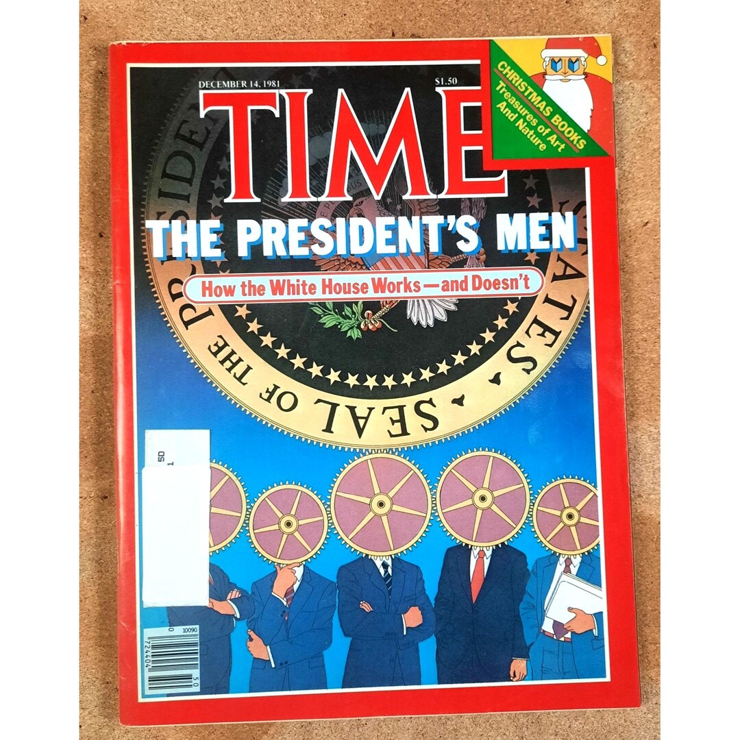 Vintage Time Magazine the President's Men Dec 14 1981 Original ...