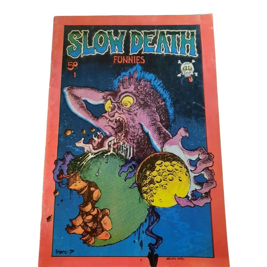 Vintage Comic Slow Death Funnies No. One First Edition First Press ...