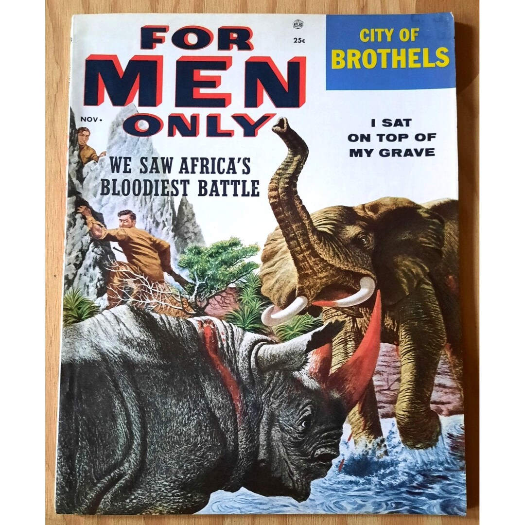 Vintage Pulp Fiction for Men Only Magazine Nov 1955 Vol 2 No 11 ...