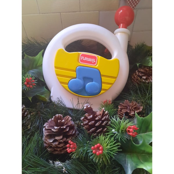 Vintage Germamy Design Whistle Push to Light up Spinning Christmas Tree ...