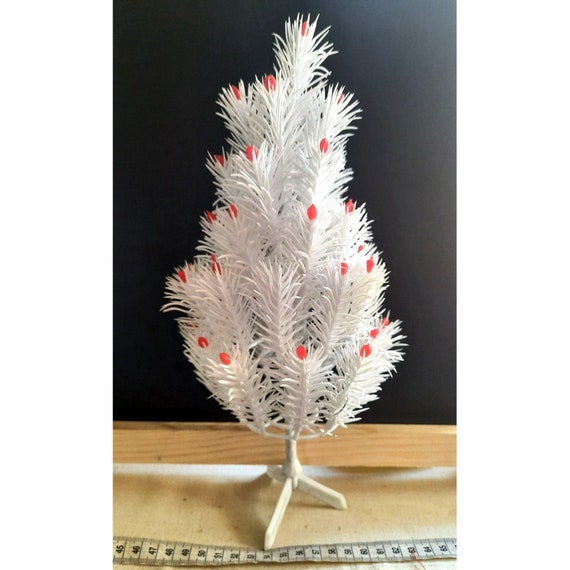 White plastic christmas tree store