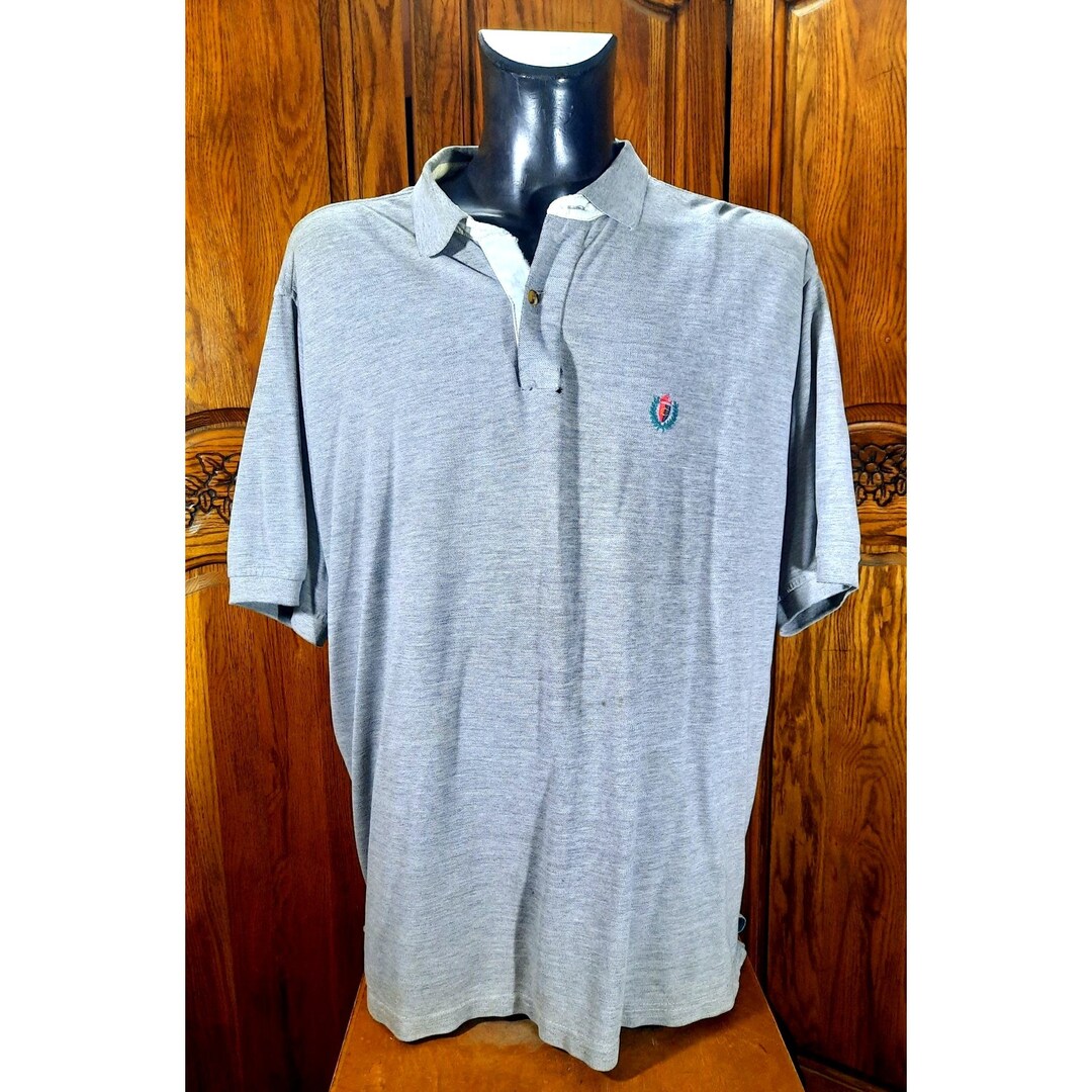 Vintage Catalina Polo Mens 2XL Grey Polo Embroidered Logo 1990s ...