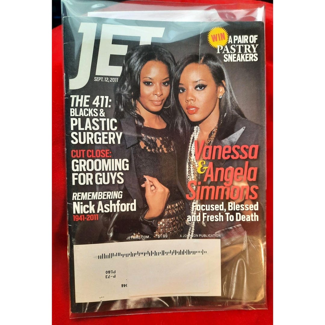Vintage Jet Magazine Vanessa and Angela Simmons Sept 12 2011 - Etsy